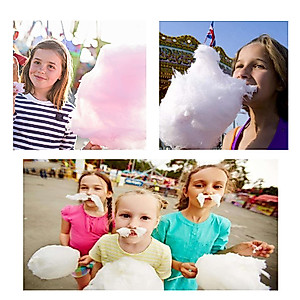 Cotton Candy Machine, Automatic Floss Maker Homemade Quick Heating Machine for Kids Parties, White