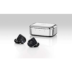 MASTER & DYNAMIC MW07 Plus True Wireless Earphones - Noise Cancelling with Mic Bluetooth, Lightweight in-Ear Headphones - Black Quartz