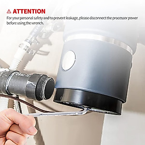 LitKiwi Garbage Disposal Wrench,Lengthened Design Jam-Buster Wrench,Garbage Disposal Allen Wrench Tool Compatible with InSinkErator Garbage Disposal to Disposal Clogging Kitchen Sink