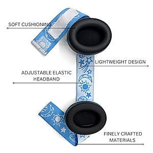 Little Owl Noise Cancelling Headphones for Kids - Baby & Toddler Ear Protection Earmuffs with Elastic Headband