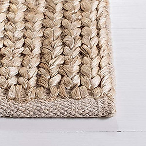 SAFAVIEH Kilim Collection Accent Rug - 3' x 5', Natural & Beige, Handmade Moroccan Jute, Ideal for High Traffic Areas in Entryway, Living Room, Bedroom (KLM457A)