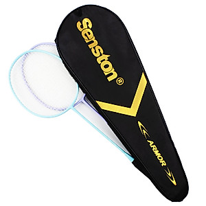 Senston Unisex Badminton Racket Cover Badminton Racket Bag with Adjustable Shoulder Strap.