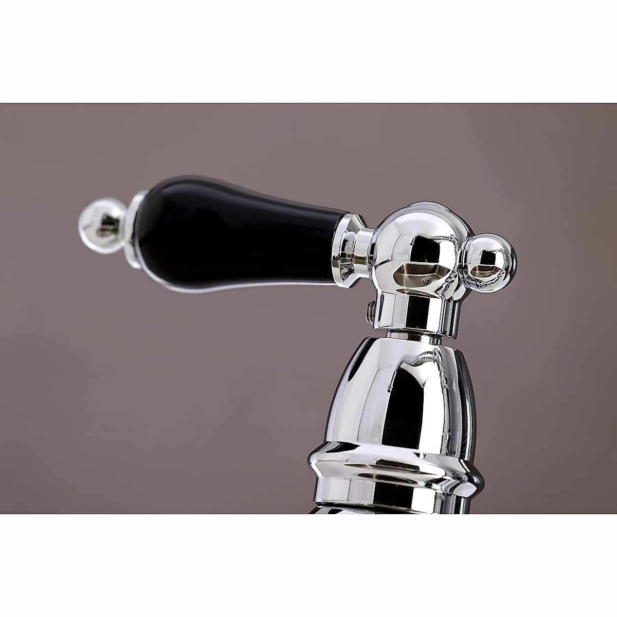 Kingston Brass KS3271PKLBS Duchess Bridge Kitchen Faucet, Polished Chrome