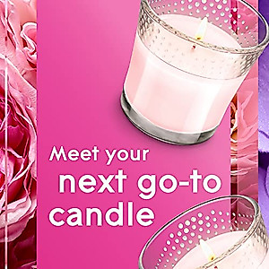 Glade Candle Jar, Air Freshener, Rose & Bloom, 3.4 Oz, 2 Count