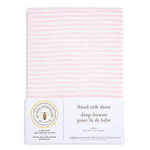 Burt's Bees Baby - Fitted Crib Sheet, Girls Boys & Unisex 100% Organic Cotton Crib Sheet for Standard Crib & Toddler Mattresses