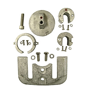US Marine Products LLC Zinc Anode Kit for Mercruiser Bravo 1 Outdrives Includes Hardware Replaces Mercury 97-888758Q02, Quicksilver 888758Q02, Martyr CMBRAVO1KITZ, Seachoice 95041, Tecnoseal 20803