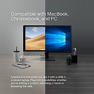 Belkin 7-in-1 USB-C Hub, Multiport Adapter Dongle with 4K 60Hz HDMI, 100W Power Delivery, 2.5Gb, 2 USB A Ports, SD and MicroSD Slot for MacBook Pro 14 and 16, iPad Pro 12.9 & 11, XPS, Surface and More