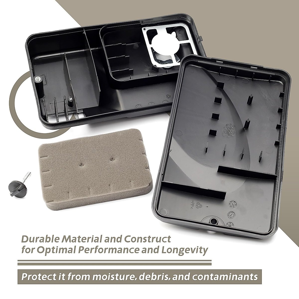 YIYANTO 0G8442C111 Air Filter Cleaner Box Housing Assembly Compatible with Generac Portable Generator GP5000 GP5500 GP6500 GP6500E GP7500E GP8000E GP9200E XT8000E RS8000E