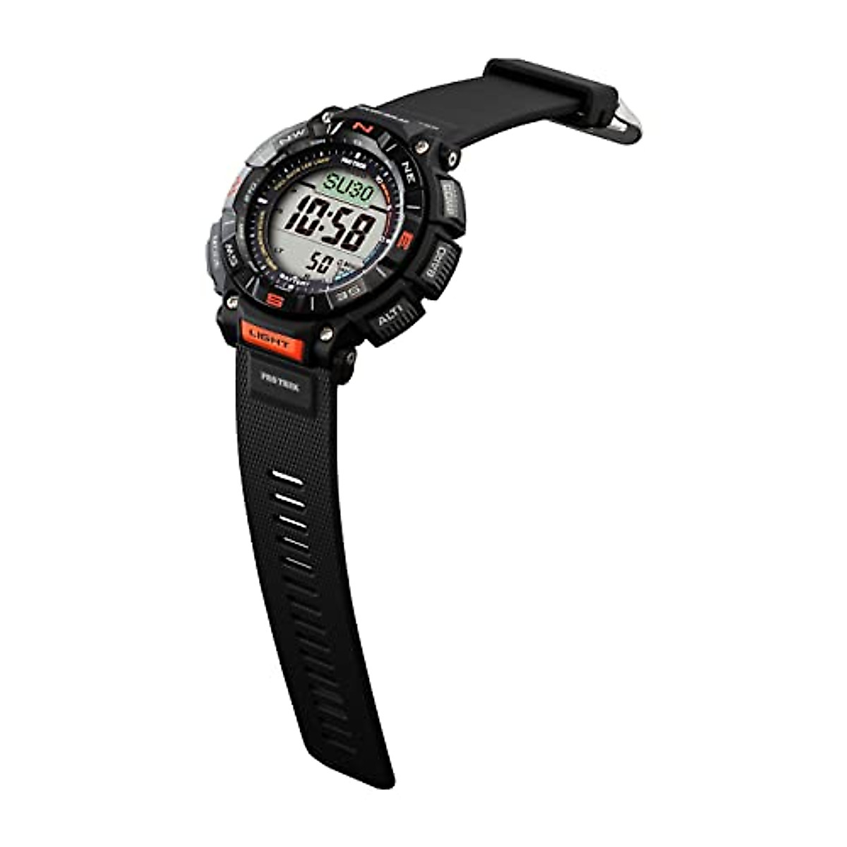 Casio Pro Trek Bio Mass Tough Solar Triple Sensor w/Thermometer Altimeter Barometer Compass World Time Men's Watch PRG340-1