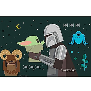 Tervis Triple Walled Star Wars - The Mandalorian Geo Pop Moment Insulated Tumbler Cup Keeps Drinks Cold & Hot, 30oz, Stainless Steel