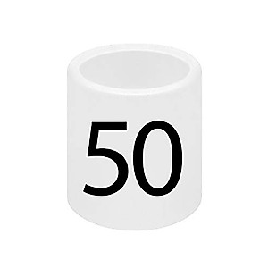 SSWBasics Mini Slip On Size Markers - Size 50- Pack of 50