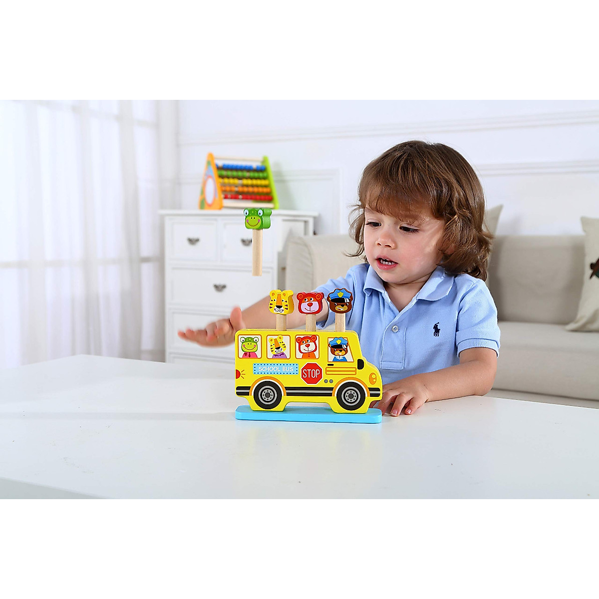 Montessori Toys for 1 Year Old Boy and Girl - Preschool Learning Activities - Develops Fine Motor Skills - Montessori Toys for Toddlers - Great Birthday Gift for 1 Year Old Boy Gifts and Girls