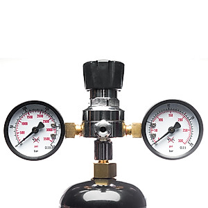 ExoticWhip Universal Pressure Regulator Gauge for Whip It Nitrous Tank 640G, 580G, 615G, 1100G, 2000G (2KG) Nitrous Oxide Chargers and Whipped Cream Dispenser with Whipped Cream Charger