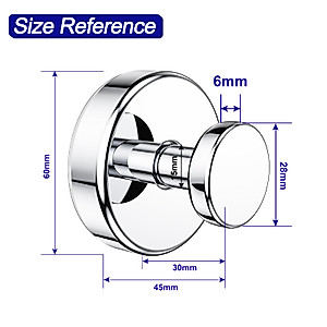 Bntuk Suction Cup Hooks for Shower, Removable Towel Hooks for Bathroom Window Glass Door Wall, Bath Robe Looafh Hook for Hanging - 2 Pack, Chrome