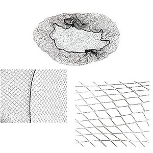 Hair Net 100Pcs 20Inch Packed Individually High Elastic Nylon Edge Invisible Hair Nets for Women Buns Food Service Dancer Cooking Wigs(Black)