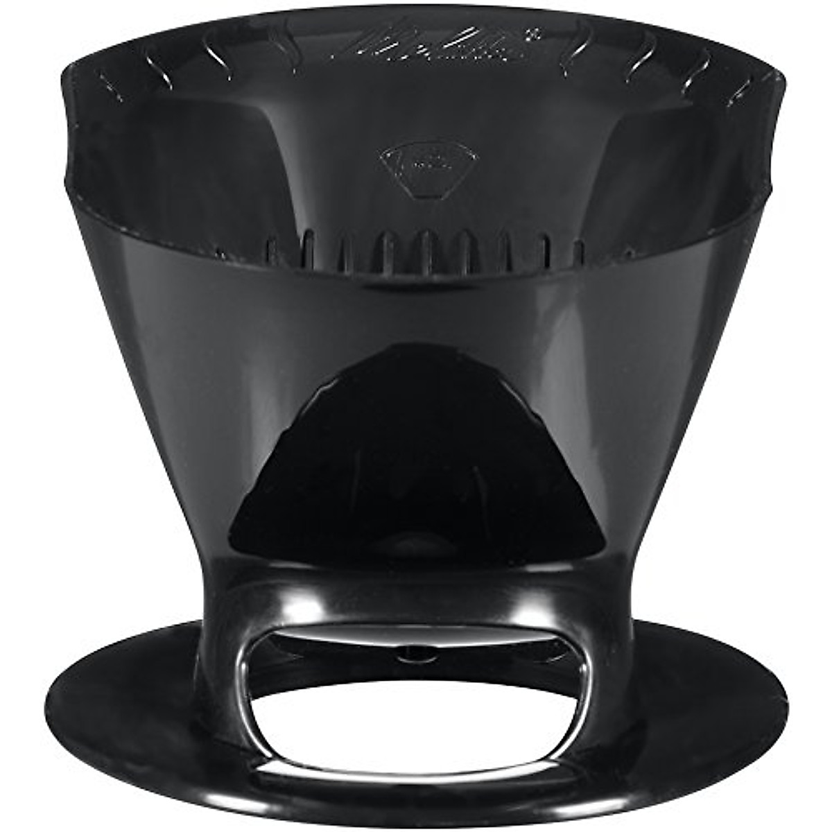 Melitta Filter Coffee Maker, Single Cup Pour-Over Brewer, Black, 1 Count