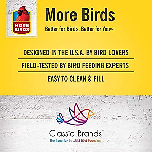More Birds Quick Release Seed Scoop, Seed Dispenser, 1.33 lb Seed Capacity