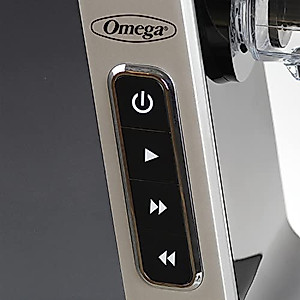 Omega MM400GY Medical Medium Cold Press Juicer Machine, Vegetable and Fruit Juice Extractor, Triple-Stage Slow Masticating Juicer, 200 W, Gray