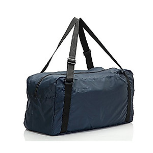 HOLYLUCK Foldable Travel Duffel Bag For Women & Men Luggage Great for Gym (Navy Blue) One_Size