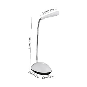 OSALADI 3pcs Battery-Powered Desktop Lamp Led Desk Light for Students Tabletop Study Lamp Energy-efficient Compact for Home Travel