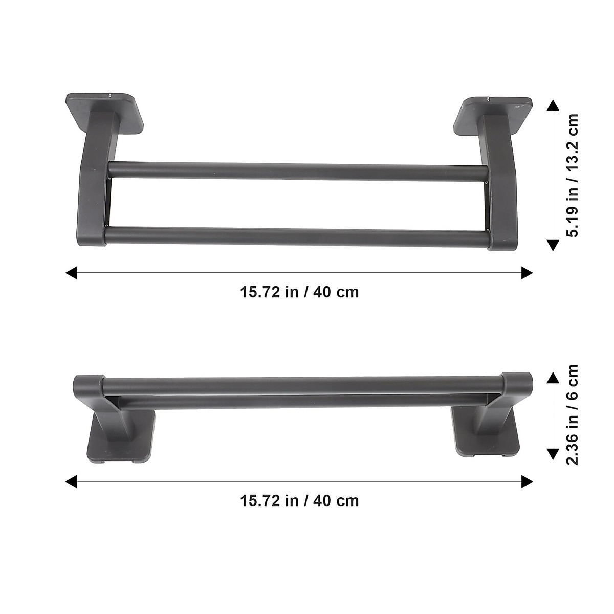 Nail- Towel Hanger Towel Bar for Bathroom Heavy Duty Towel Wall Rack Bathroom Towel Holder Towel Rack Punch- Towel Hanger Wall Towel Bar Wall Towel Holder Wall Shoe Rack