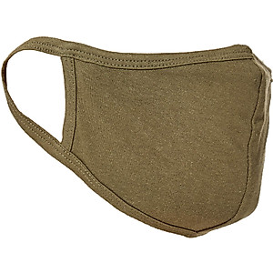 Quality Durables Unisex Adult 4-Pack Washable Reusable Face Mask, Black Camo/Black/Olive Camo/Olive, Large/X-Large