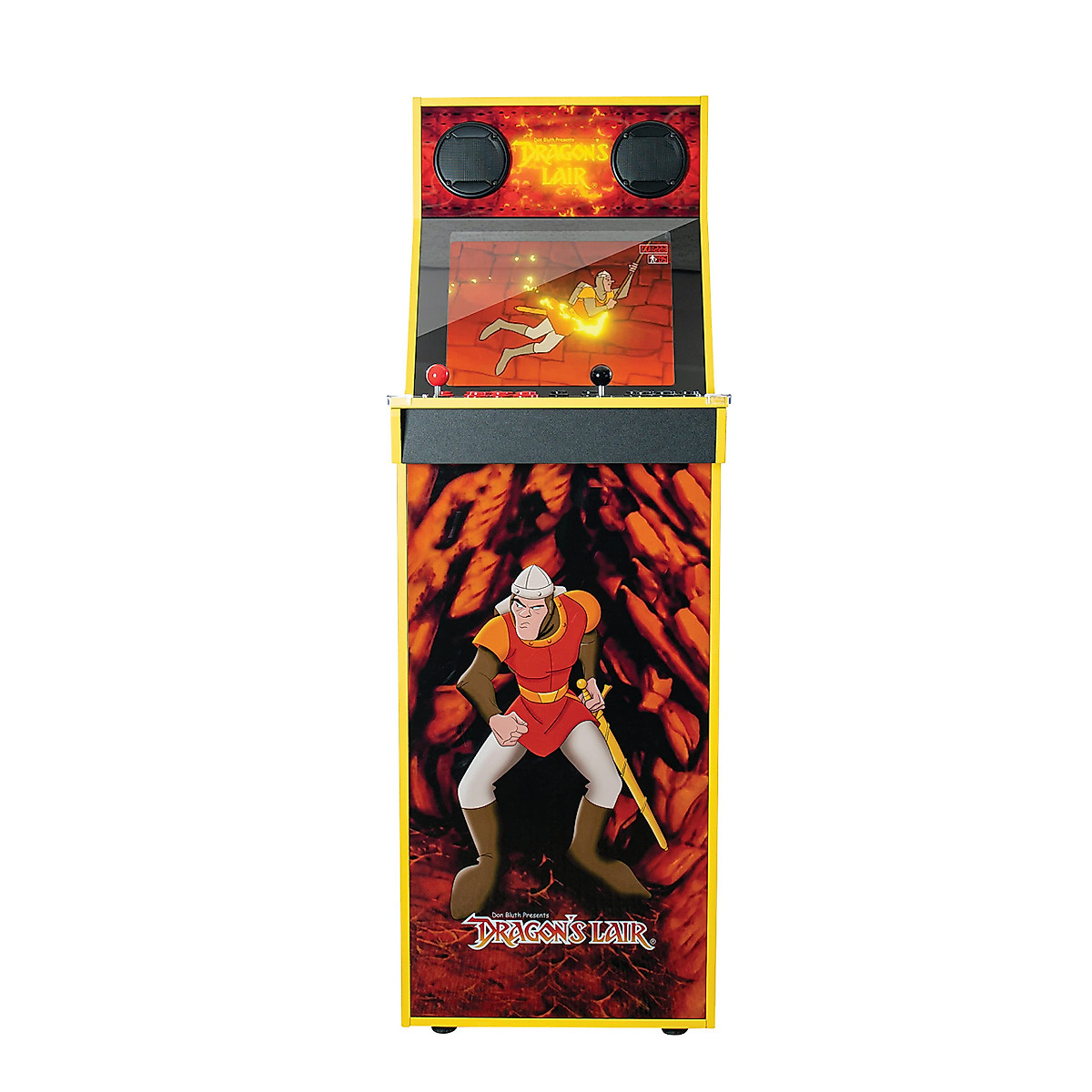 Dragon's Lair Edition Premium Bartop Arcade Console (Stand Sold Separately), 128GB Memory w/Expandable Game Library WiFi, Bluetooth, Sanwa-Like Controls. Pre-Loaded with 11 Games Inc. Dragon's Lair