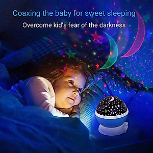 Elecstars Kids Gifts Night Lighting Lamp Light up Your Bedroom with This Moon, Star,Sky Romantic - Best Gift for Men Women Teens Kids Children Sleeping Aid.