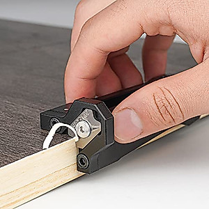 SITOPPY Edge Banding Trimmer, Arc Woodworking Scraper for Deburring Sealing Straight Finish