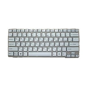 Laptop Keyboard for Sony for VAIO SVE14A SVE14A2M1R SVE14A2M2R SVE14A2M6E SVE14A2V1E SVE14A2V1R SVE14A2V2E SVE14A2V2R SVE14A2V6R Russia RU White New