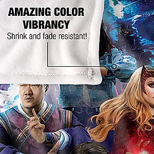 Doctor Strange Multiverse of Madness Blanket, 36"x58" Doctor Strange, Wong, America Chaves, Scarlet Witch Silky Touch Super Soft Throw Blanket
