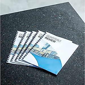 Fellowes 52501, Plastic Combs - Round Back, 1/2", 100 pack, Navy