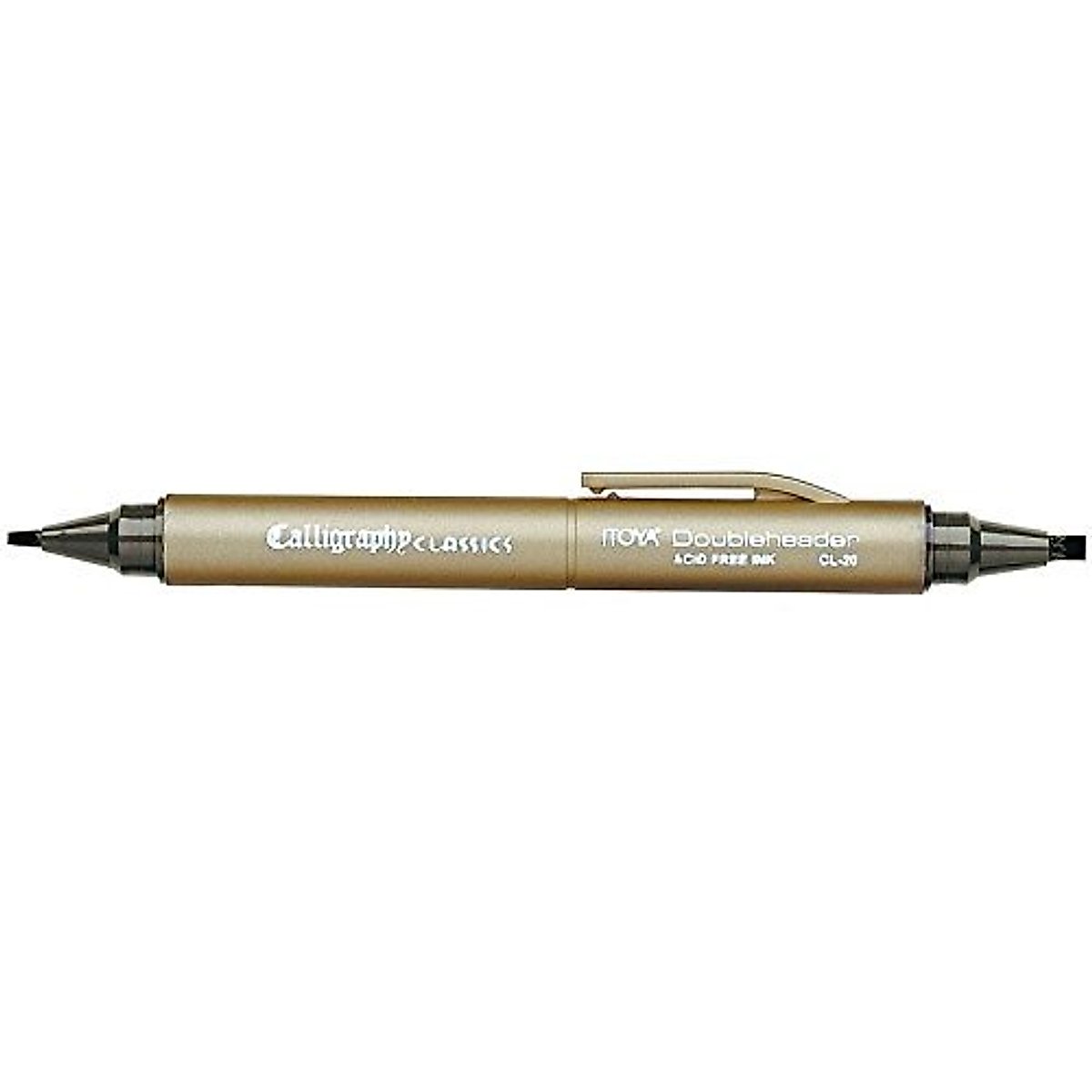 PROFOLIO by Itoya, Calligraphy Classics Doubleheader Marker, 1.5mm and 3mm Chisel Tips, Set of 6