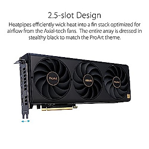 ASUS ProArt GeForce RTX™ 4080 16GB OC Edition GDDR6X Graphics Card (PCIe 4.0, 16GB GDDR6X, DLSS 3, HDMI 2.1a, DisplayPort 1.4a)