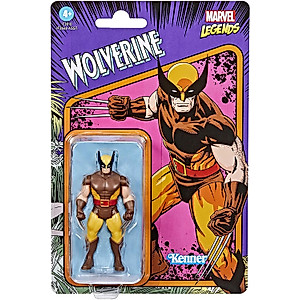 Hasbro Marvel Legends Series 3.75-inch Retro 375 Collection Wolverine Action Figure Toy