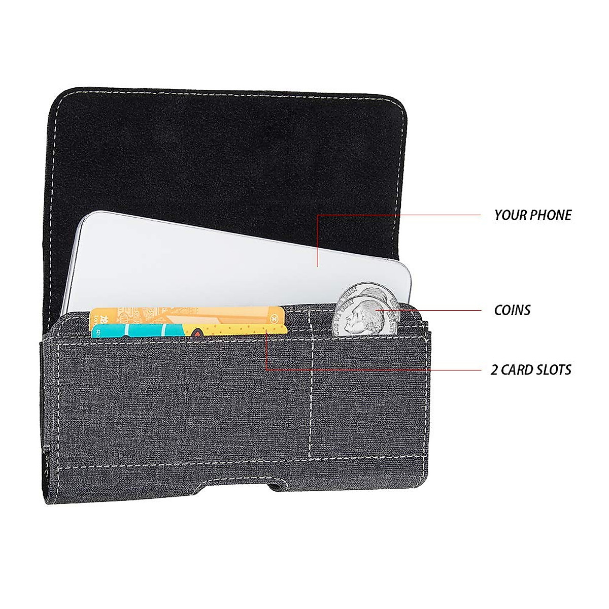 Belt Clip Phone Holster Compatible with Motorola Moto Edge 50 Neo, Edge 40, Edge 2023, Edge 30 Fusion, Edge 30 Neo, Moto S50, Moto S30 Pro