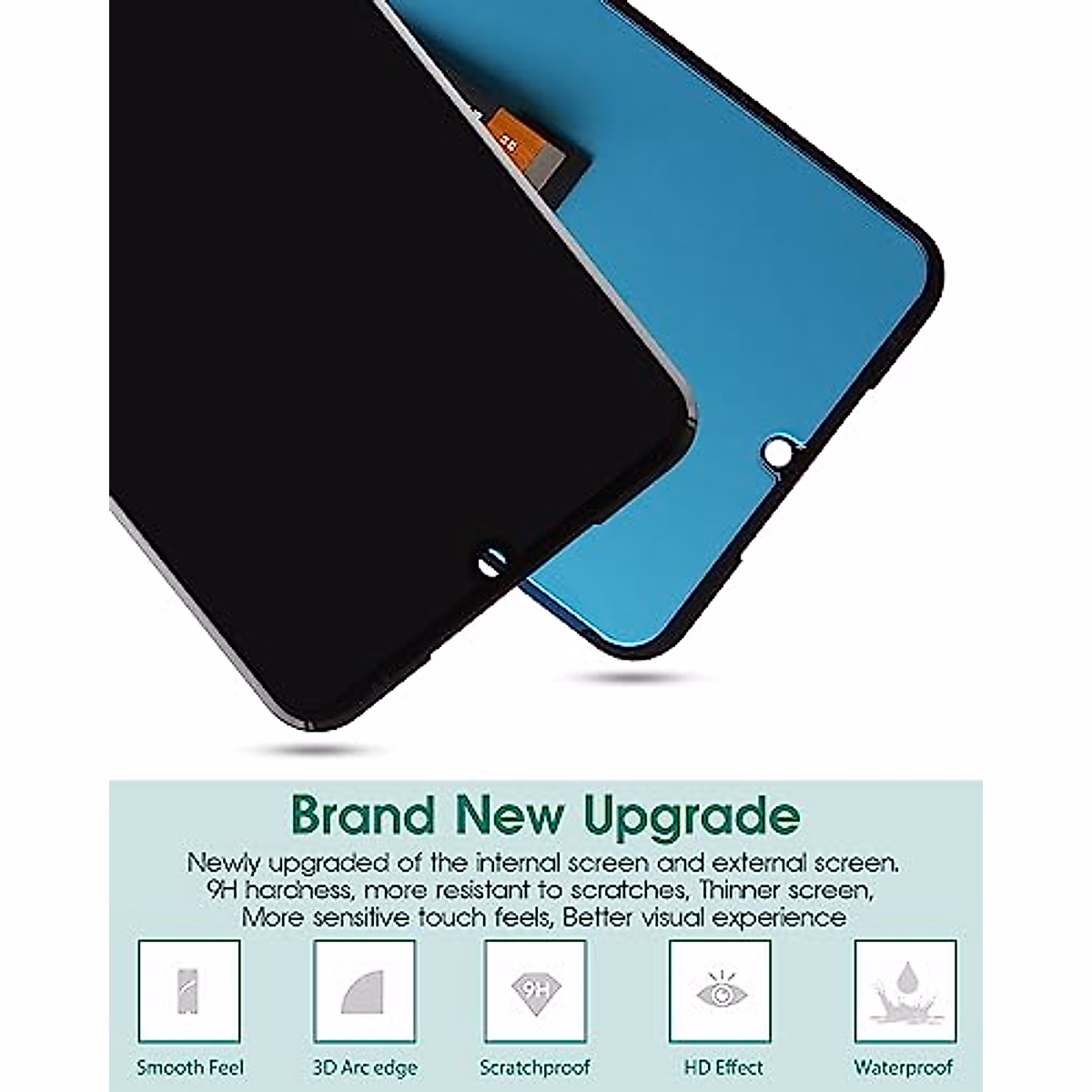 for LG V60 ThinQ 5G Screen Replacement for LG V60 ThinQ 5G LCD Display for LM-V600 A001LG Digitizer Touch Screen Assembly Replacement Repair Parts