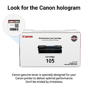Canon Original 105 Toner Cartridge - Black