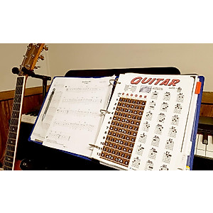 Laminated Guitar Fretboard & Chord Chart - Easy Instructional Poster for Beginner 8.5"x11" | A New Song Music