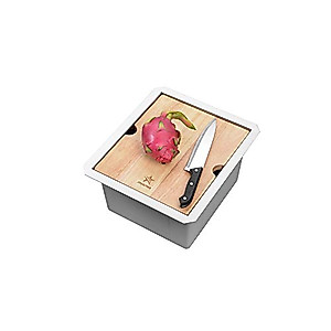 STARSTAR Workstation Ledge Undermount Single Bowl 304 Stainless Steel Kitchen Sink, With Grid, Cutting Board, Strainer with Basket (13 x 15)