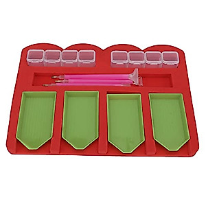 Rhinestone Painting Art Tray Holder Easy to Store Rhinestone Painting Tool Containers for Painting for Crafts