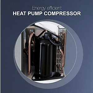 Cooper&Hunter 15,000 BTU PTAC Packaged Terminal Air Conditioner with Heat Pump and 3.5 kW Electric Heater Including Wireless Smart Kit, Remote Controller, and a Power Cord