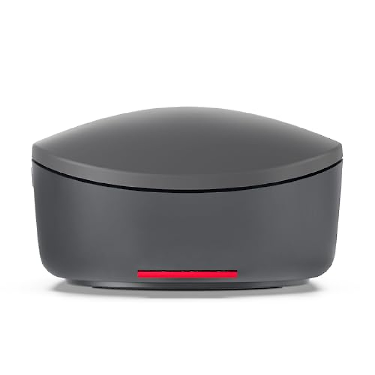 Lenovo Go Multi-Device Wireless Mouse, 2.4GHz Nano USB-C Receiver, Bluetooth, Adjustable DPI, USB-C Rechargeable Battery, Qi Wireless Charging, Ambidextrous, GY51C21211, Grey