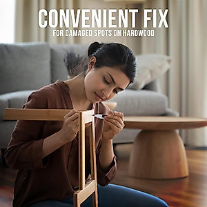 Furniture Markers Touch up, 12 Piece Furniture and Wood Floor Markers and Crayons Repair Kit - 6 Felt Tip Wood Markers, 6 Wax Crayons in Black, Maple, Oak, Cherry, Walnut and Mahogany - By Rampro