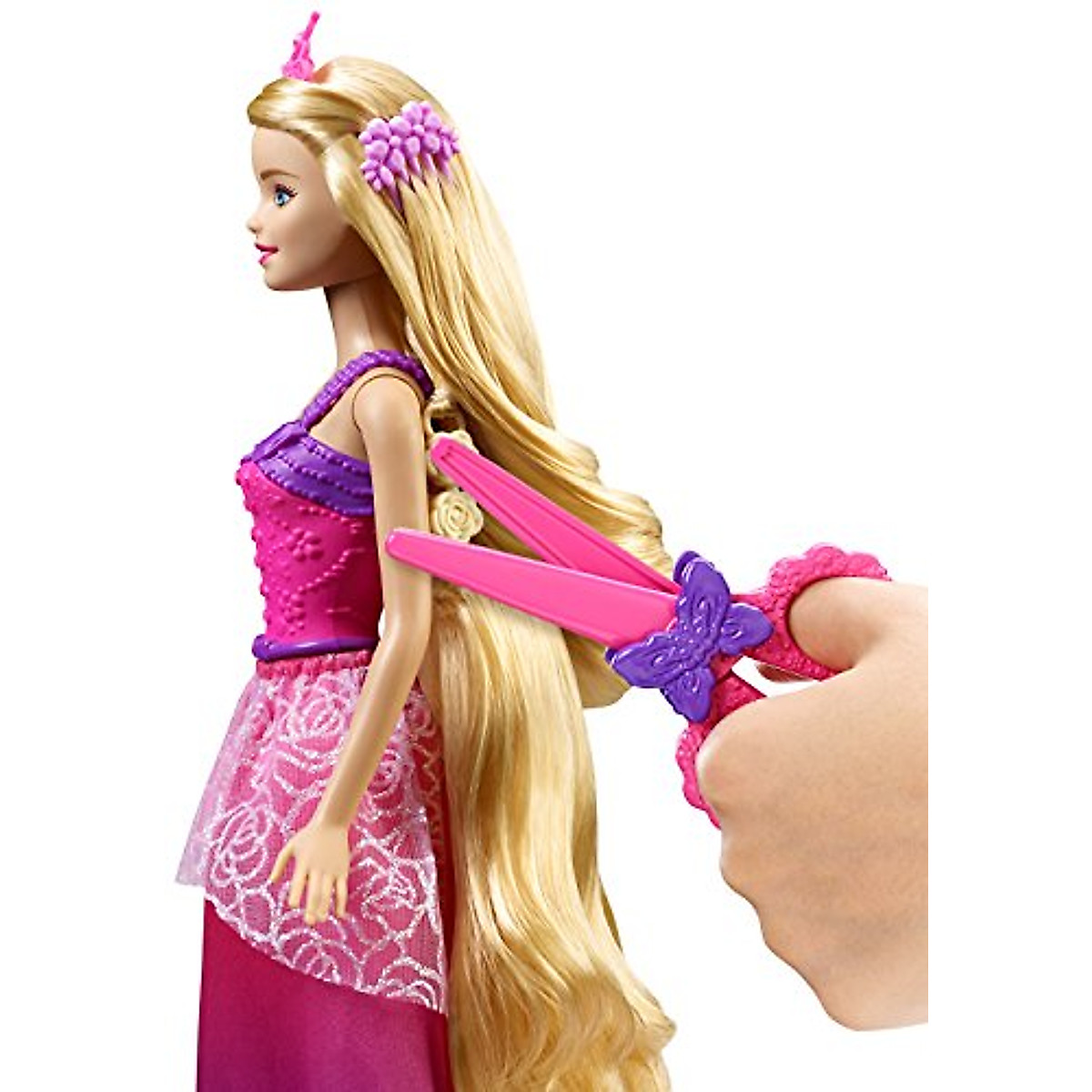 Barbie Endless Hair Kingdom Princess Doll, Pink
