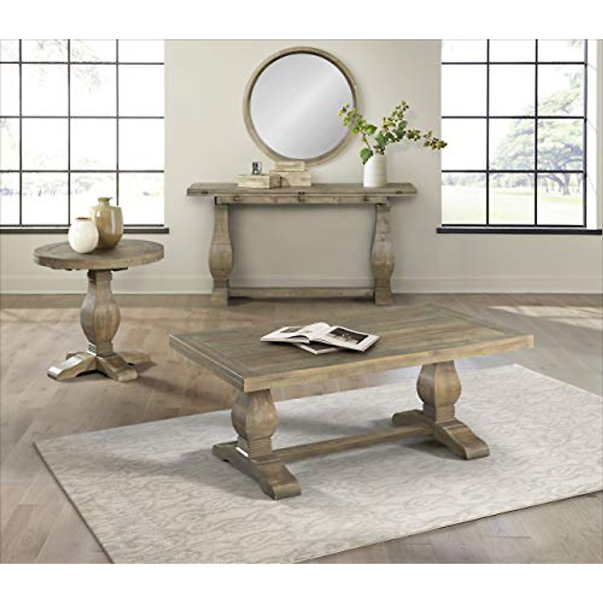 Martin Svensson Home Napa End Table, Reclaimed Natural