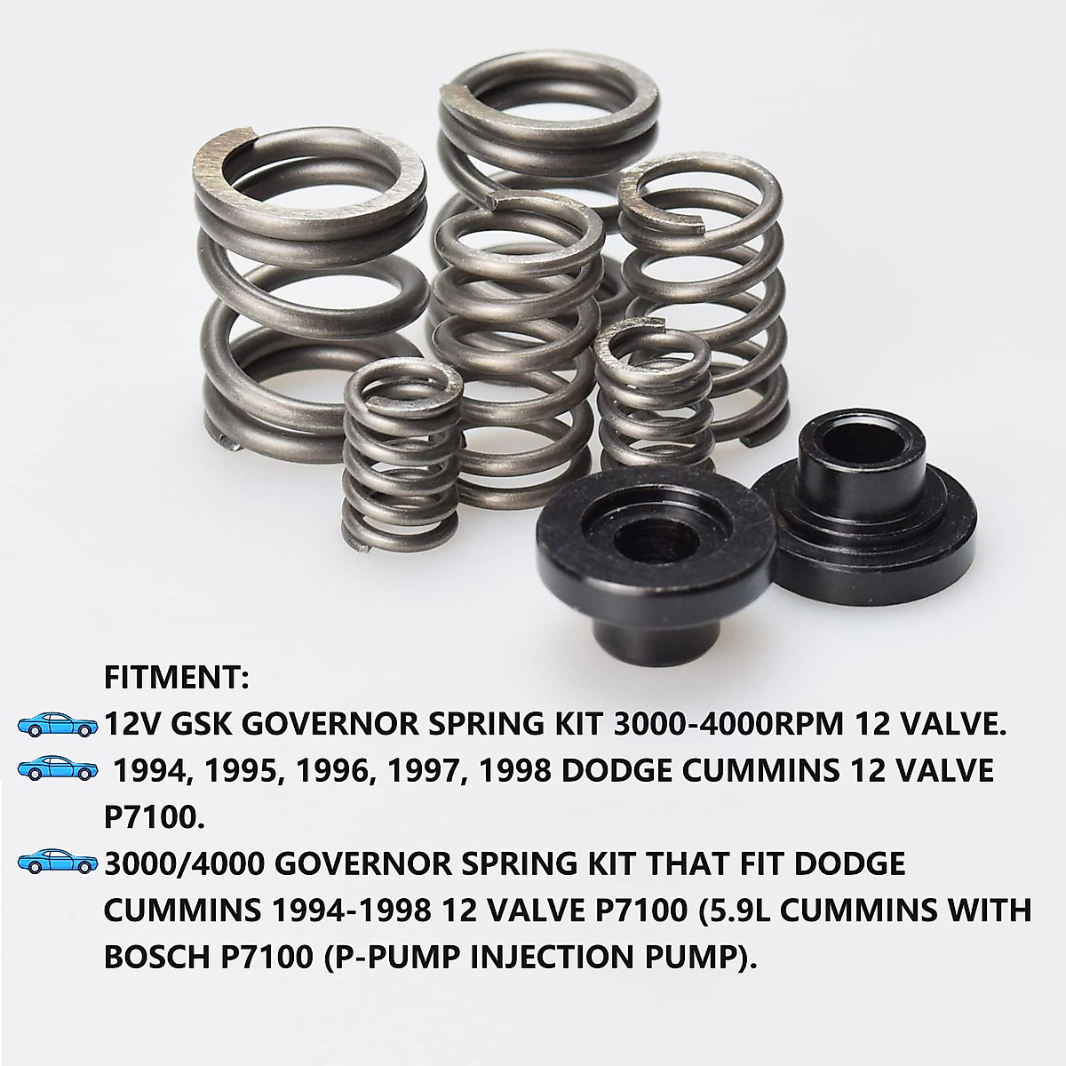 P7100 Injection Pump 3K/4K Governor Springs for 94-98 Dodge Cummins 12V 5.9L