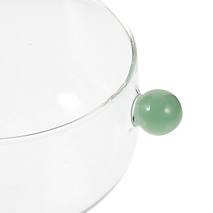 Saucepan Stovetop Pot Lid Borosilicate Cookware Pasta Noodle Soup Milk Transparent