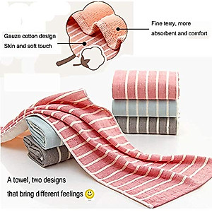 LifeWheel Cotton Gause Muslin Hand Towels(3 Pack,16"x 28") - Soft Absorbent Durable Towels for Home and Outdoor Use (color1)