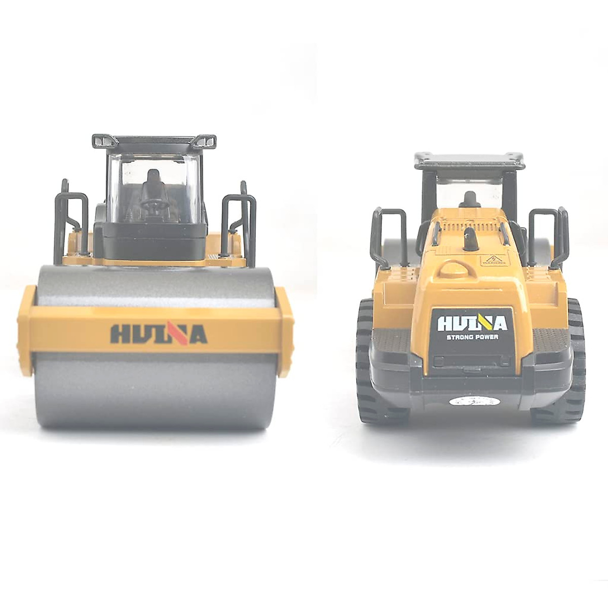 Ailejia 1/50 Scale Diecast Road Roller Toy Models Construction Vehicle Model Grader Engineering Road Planer Vehicle Toys for Kids (Road Roller)